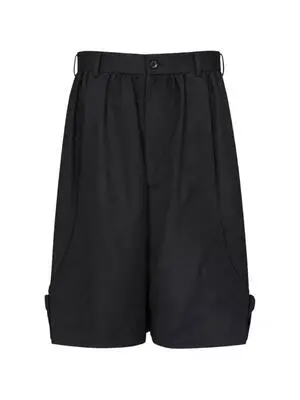Comme Des Garçons Pleated Wide-leg Shorts