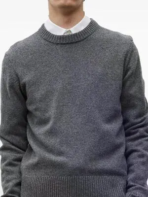 Norse Projects Stensmark Crew-neck Wool Sweater - Grey