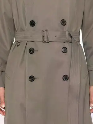 Caruso Double-breasted Belted Trench Coat