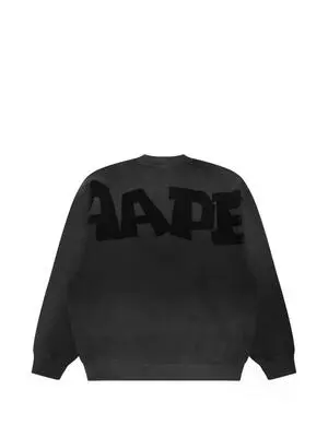 AAPE BY *A BATHING APE Moonface Crewneck Sweatshirt - Black