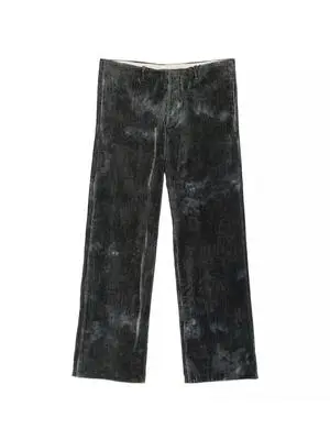 KANG Faded Corduroy Trousers - Black