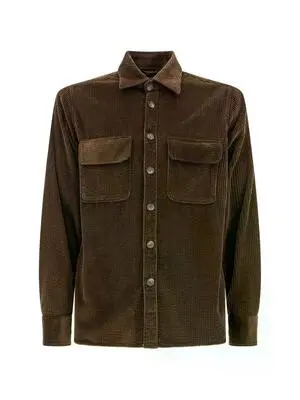 TINTORIA MATTEI 954 Corduroy-textured Shirt Jacket