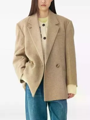 STUDIO TOMBOY Double-breasted Herringbone Jacket