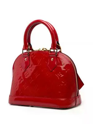 LOUIS VUITTON 2012 Monogram Vernis Alma Bb Satchel