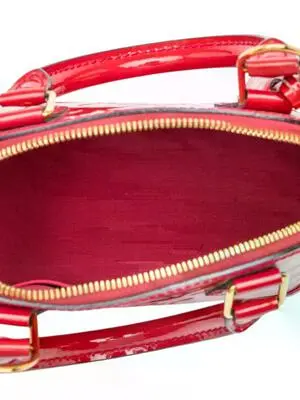 LOUIS VUITTON 2012 Monogram Vernis Alma Bb Satchel