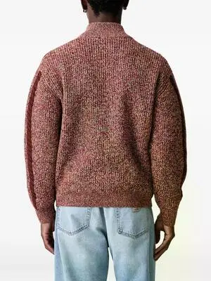 Drole De Monsieur Cable-knit Zip-up Cardigan