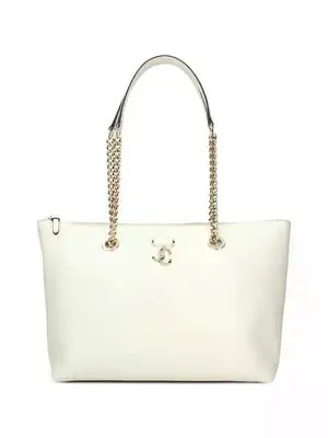 JIMMY CHOO Varenne Chain-link Shoulder Bag - Neutrals