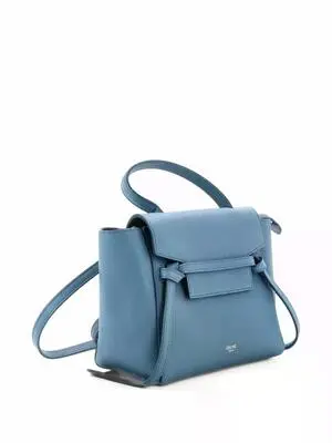 Celine Belt Bag Textured Leather Nano Shoulder Bag