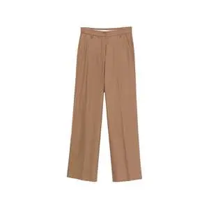 Max Mara Neutrals Trousers Straight Trousers - Cream