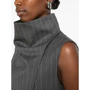 Sportmax Grey Jackets Waistcoat & Gilets - Gray