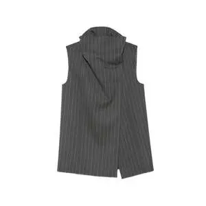 Sportmax Grey Jackets Waistcoat & Gilets - Gray