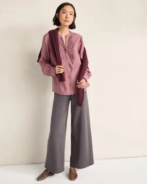HAVEN WELL WITHIN Luxe Modal Button Front Shirt