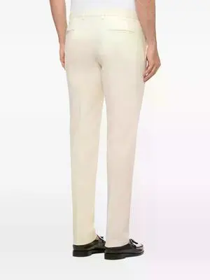 DEVORE INCIPIT Belt-loop Pressed-crease Trousers - Neutrals