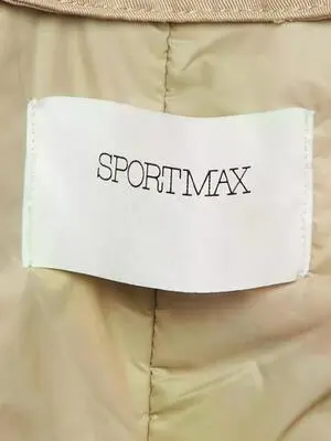 Sportmax Quilted Double-breasted Trench Coat