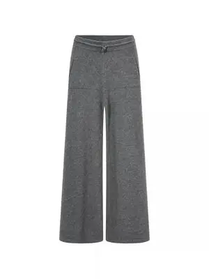 THE (ALPHABET) Cashmere Wide-leg Trousers