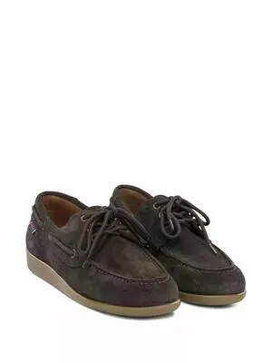 SEBAGO Gary Jobson Lace-up Suede Loafers - Brown