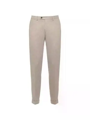DEVORE INCIPIT Turn-up Cuff Trousers - Neutrals