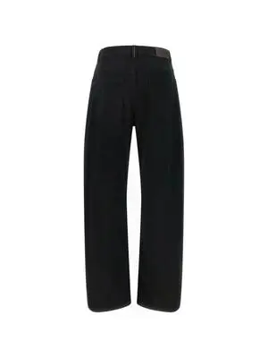 Brunello Cucinelli Monili-embellished Wide-leg Jeans - Black