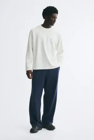 H&M Relaxed-fit Long-sleeved T-shirt