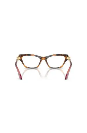 Versace 52mm Cat Eye Optical Glasses