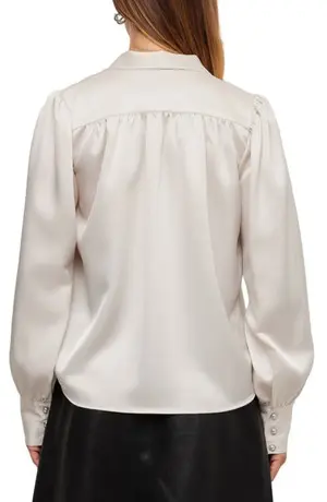 Fifteen Twenty Chloe Satin Shirt