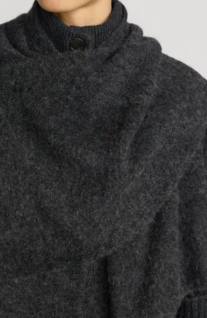 FRAME The Wrap Cape Coat