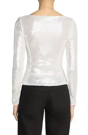 FRAME The Sequin Top