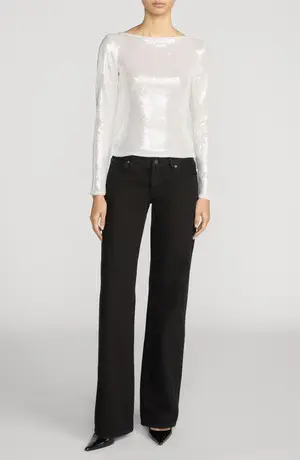 FRAME The Sequin Top