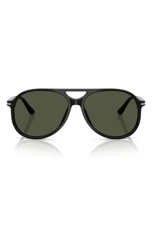 Persol Walter 60mm Pilot Sunglasses