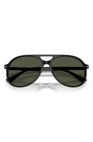 Persol Walter 60mm Pilot Sunglasses