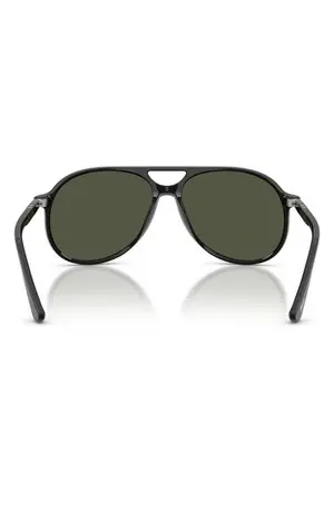 Persol Walter 60mm Pilot Sunglasses