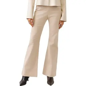 Fifteen Twenty Cara High Waist Corduroy Bootcut Pants - Bone