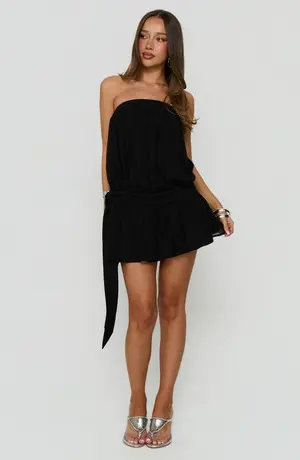 Princess Polly We Belong Together Strapless Blouson Minidress