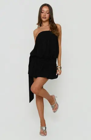 Princess Polly We Belong Together Strapless Blouson Minidress
