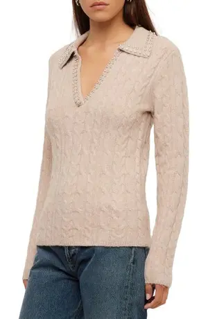 Fifteen Twenty Estelle Cable Knit Sweater