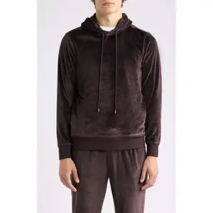 Daniel Buchler Check Hoodie Hickory