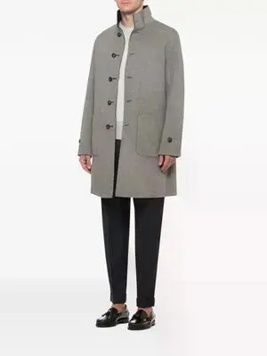 DEVORE INCIPIT Reversible High-neck Coat