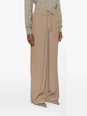 JOSEPH Drawstring Wide-leg Trousers