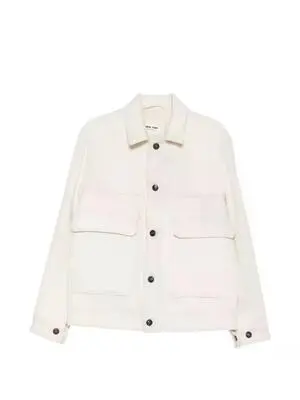NEW YORK RESIDENT Yuma Button-fastening Pocketed Jacket - Neutrals