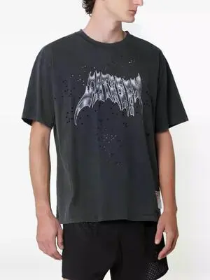 Satisfy Logo-print T-shirt - Black