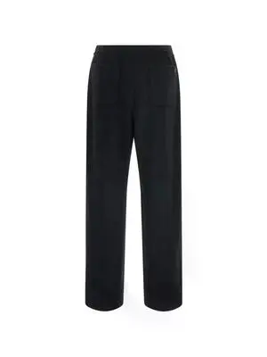 WOOYOUNGMI Fleece-texture Panelled Trousers