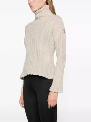 Moncler Cable-knit Roll-neck Sweater