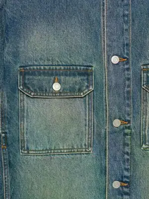 StÜssy Faded-effect Denim Jacket