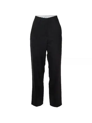 Off-White High-waisted Straight-leg Trousers