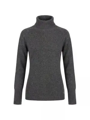 THE (ALPHABET) Roll-neck Cashmere Sweater - Grey