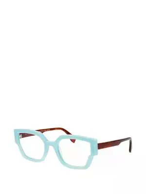 FACE À FACE Geometric-frame Glasses - Blue