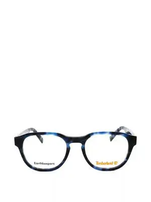 Timberland Tortoiseshell-effect Round-frame Glasses