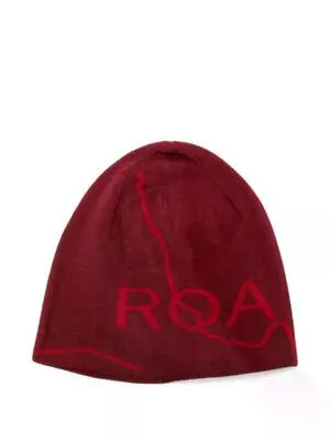 ROA Logo-intarsia Beanie Hat