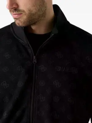 Guess Logo-monogram Zip-up Jacket