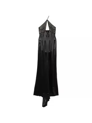 Attico Sleeveless Maxi Dress - Black